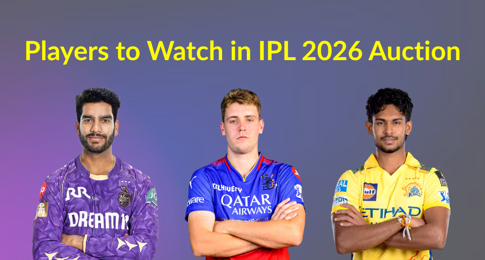 Top 10 Players to Watch in IPL 2026 Auction: Big Bidding Wars