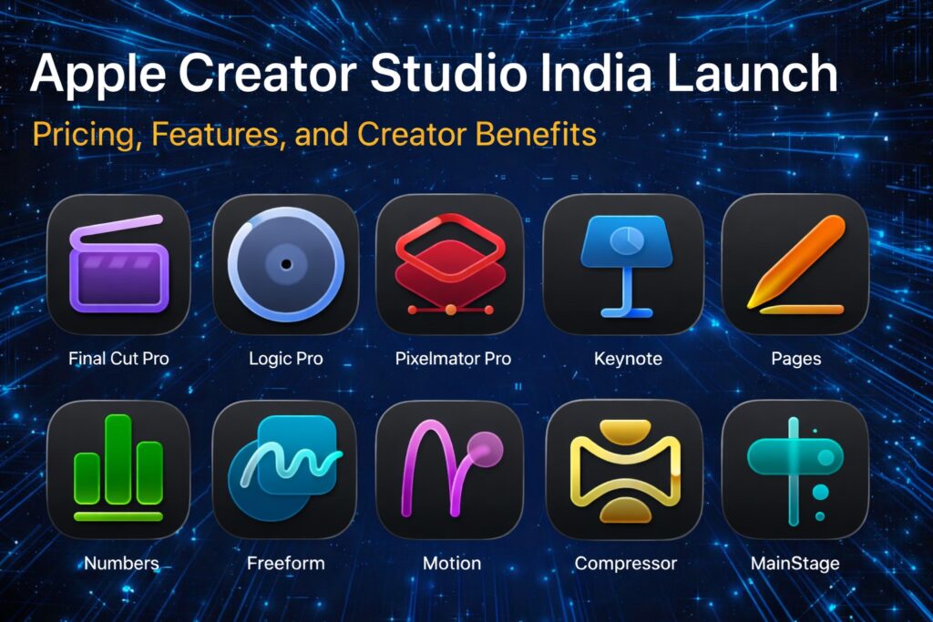 Apple Creator Studio Launches Jan 28 in India: Pricing & Features