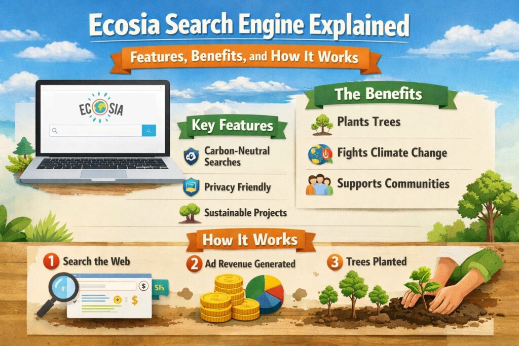 Ecosia Search Engine Explained: What It Is & How It Works