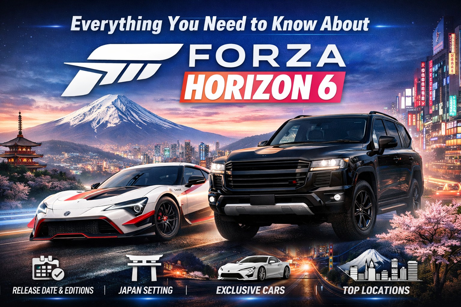 Forza Horizon 6 Release Date, Editions, Exclusive Cars & Maps