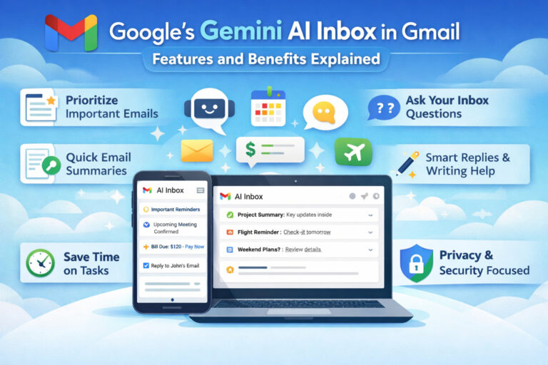 Google Launches Gemini AI Inbox in Gmail to Simplify Emails
