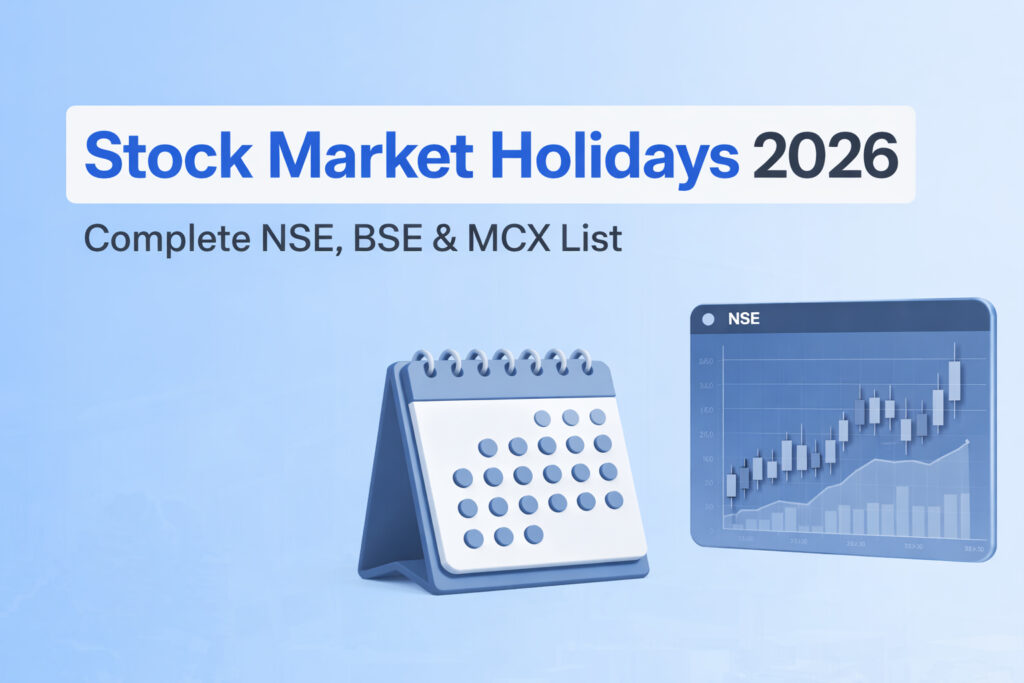 Stock Market Holidays 2026: Full NSE, BSE & MCX Trading Calendar