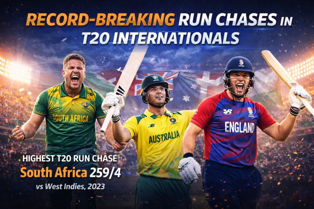 Highest Run Chase in T20I: Record-Breaking Matches in T20I