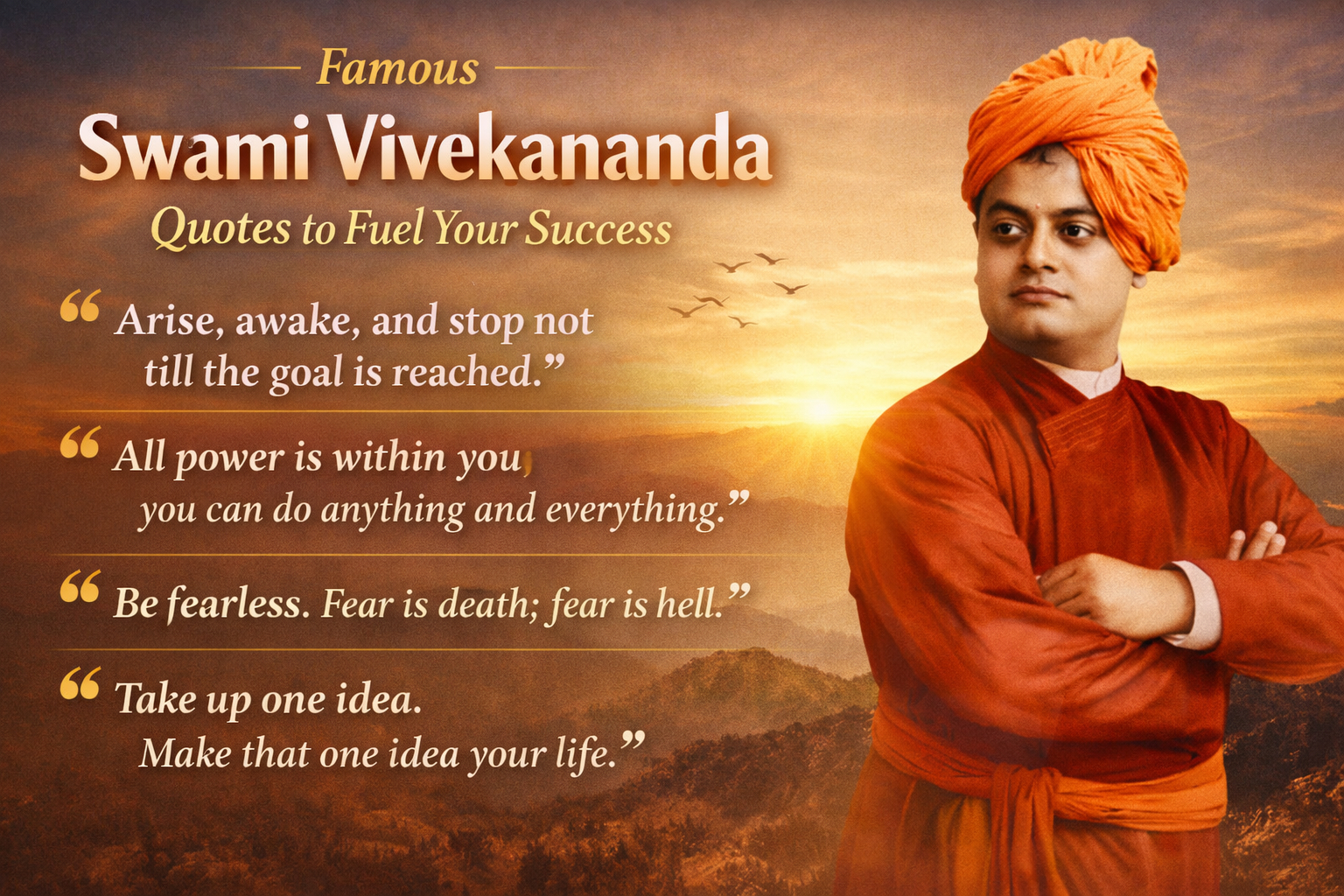 Best Swami Vivekananda Quotes That Inspire Success & Strength