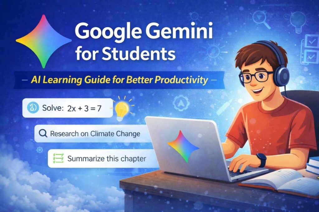 How Students Can Use Google Gemini for Smarter Learning (Complete Guide)